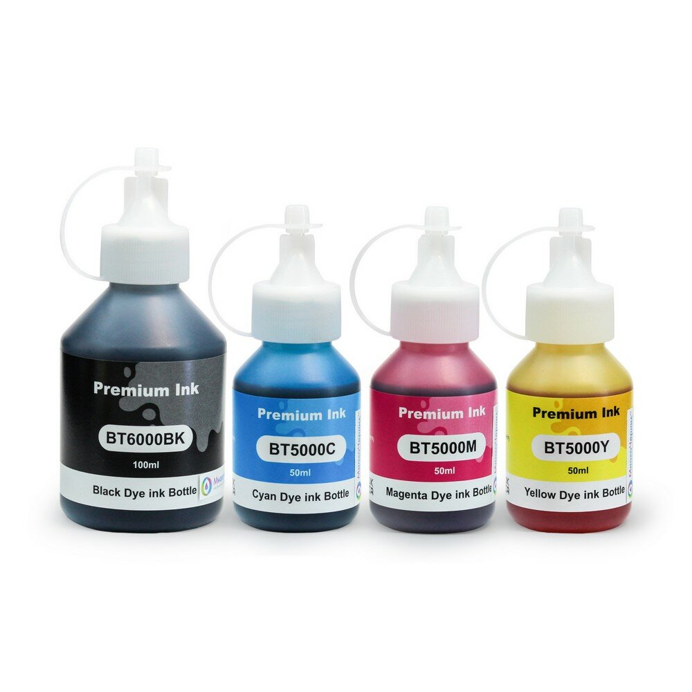 Чернила для Brother DCP-T426W, DCP-T226, DCP-T920DW, DCP-T820W, MFC-T910W, DCP-T428W, совместимые BT-D60BK, BT-5009, Ink