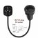 AU10A Plug EU Socket, 1M, Черный