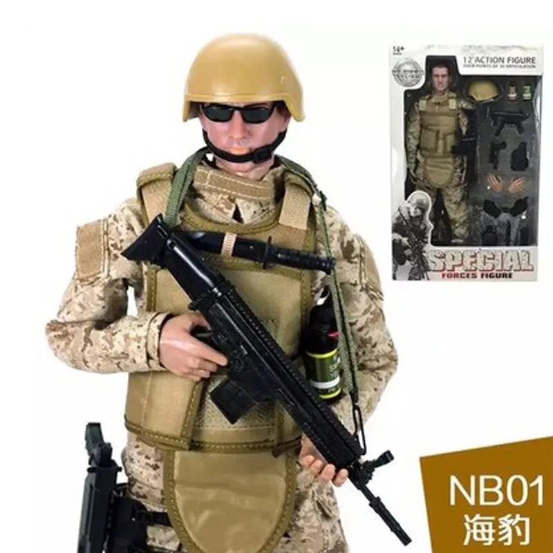 Фигурка солдата спецназа 1/6, NB01 A