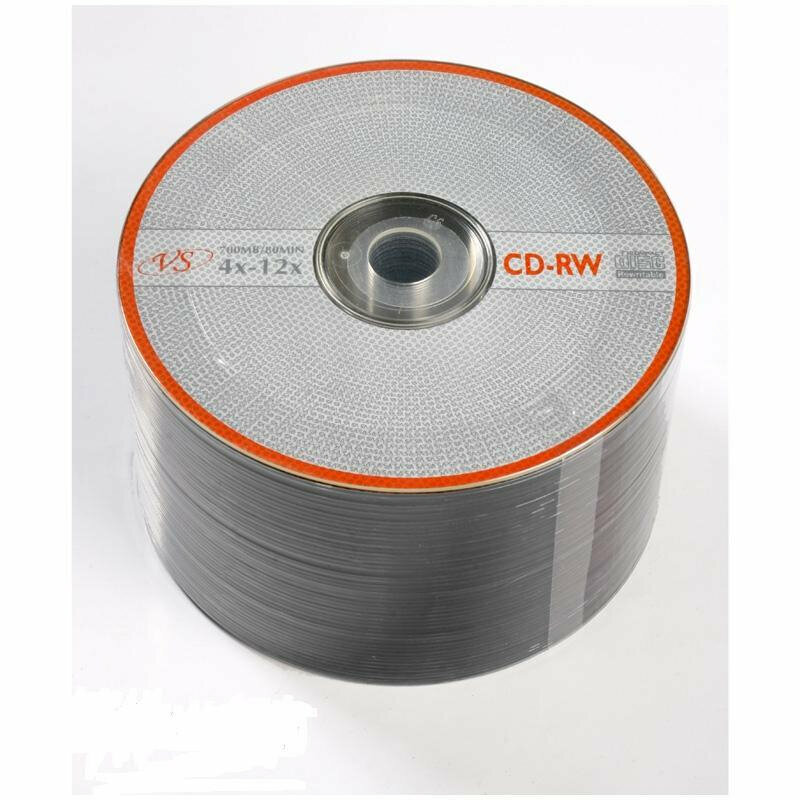 Носители информации VS CD-RW 700MB 4-12x Bulk/50, 166394