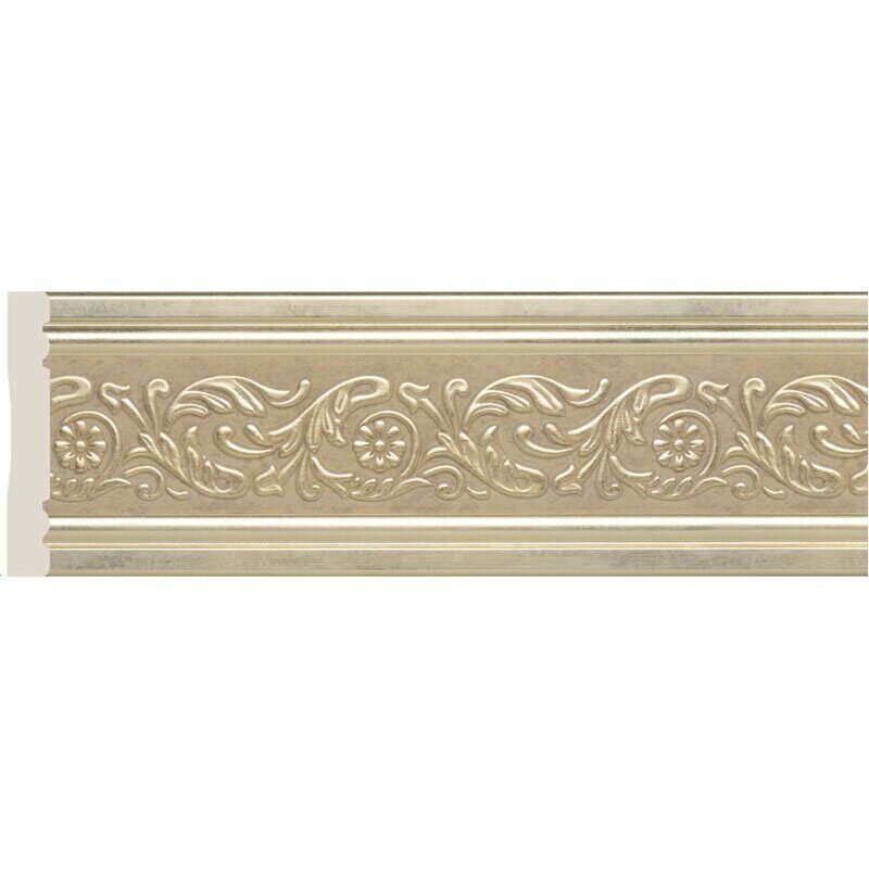 Багет Cosca Бордюр 100 Платина W100(2)/937 Д240хШ1хВ10см/ Коска.