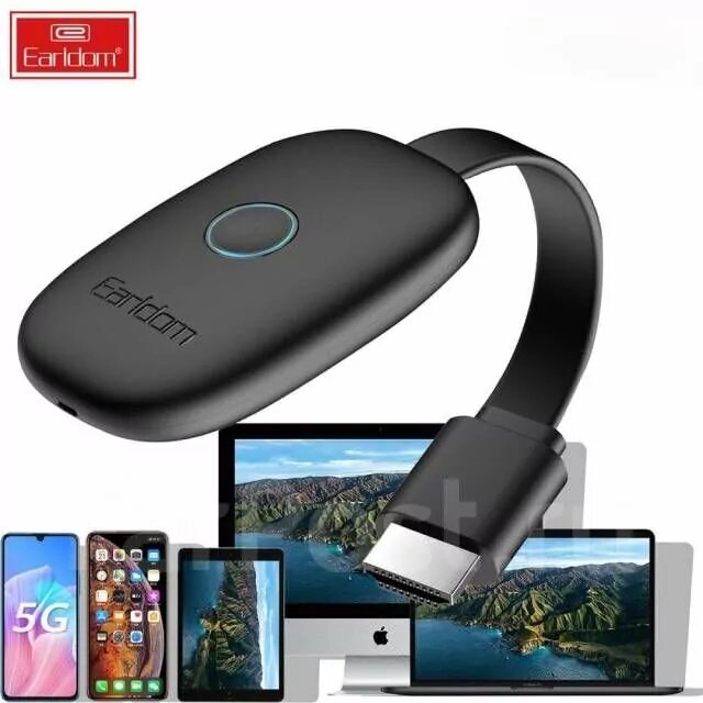 HDMI WiFi ТВ адаптер беспроводной Earldom W3+, AnyCast, chromecast