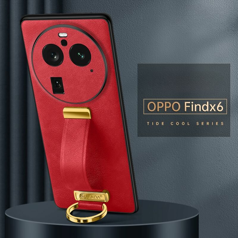 SULADA Роскошное коже чехол для OPPO Find X6 (Оппо Find X6 ) Нескользящий и удобный