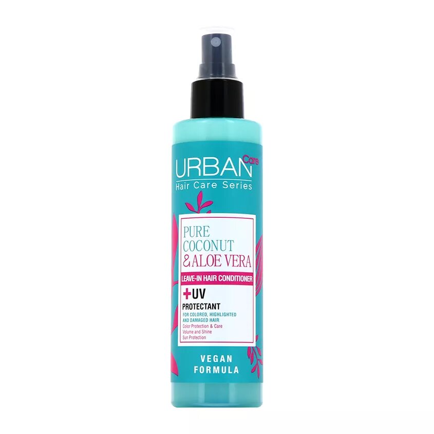 Кондиционер для волос URBAN CARE несмываемый с кокосом и алоэ вера 200 мл