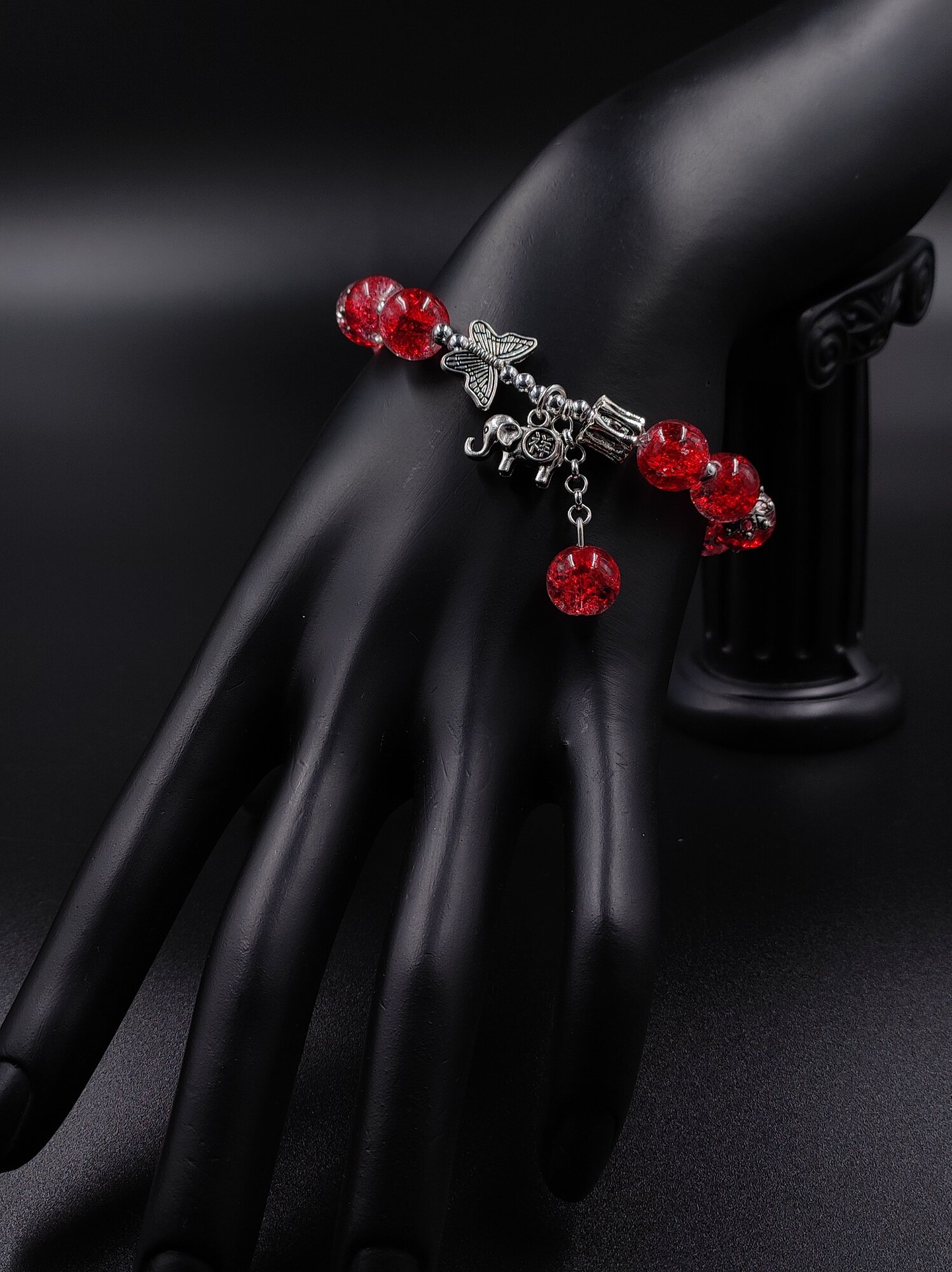 Браслет, кварц сахарный