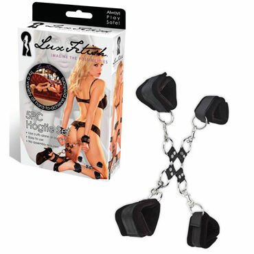 Lux Fetish 5PC Hogtie Set Комплект для фиксации из 5 предметов