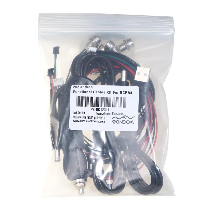 Комплект функциональных кабелей WONDOM для BCPB3/BCPB4/BCPB7/BCPB8 PS-BC12311