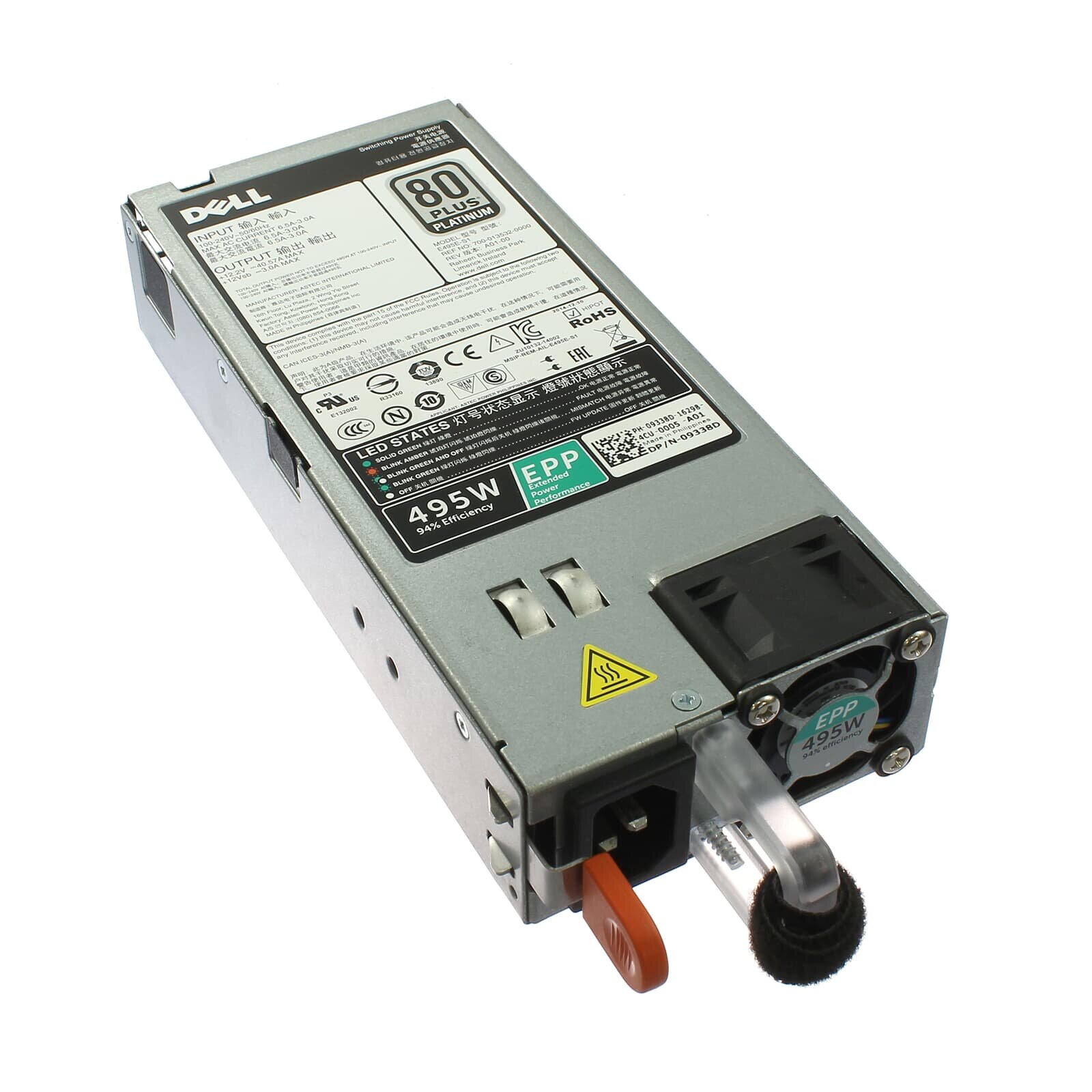 Блок питания Dell 700-013532-0000 495W 100-240V 9338D 09338D