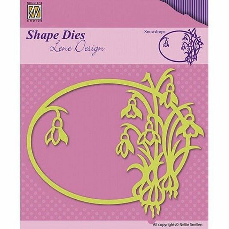 Форма SDL014 для вырубки Подснежники