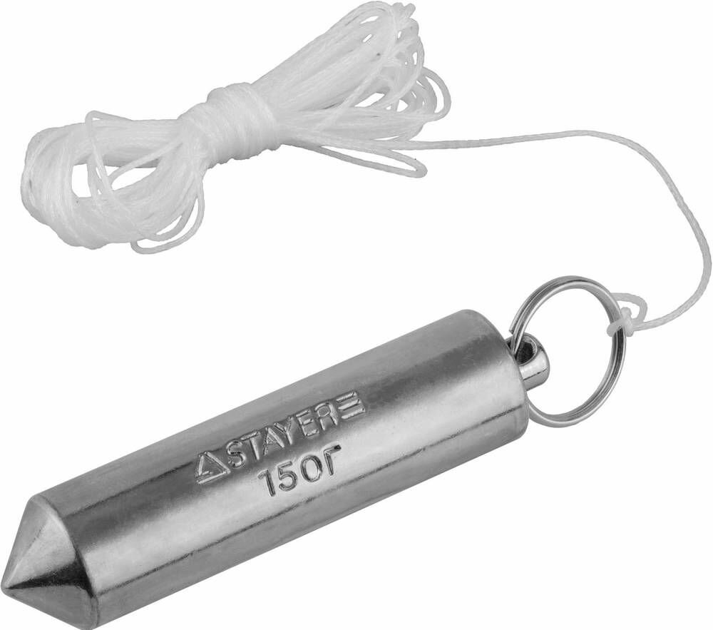 Строительный отвес со шнуром STAYER 5 м, 150 г, (0635-15)