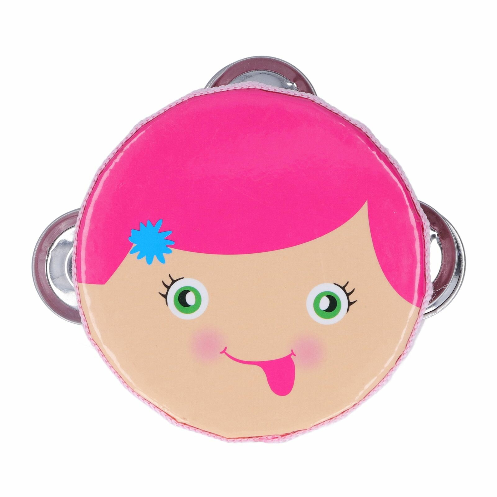 Универсальный ударный инструмент: 4" бубен с колокольчиками для девочек, обучение