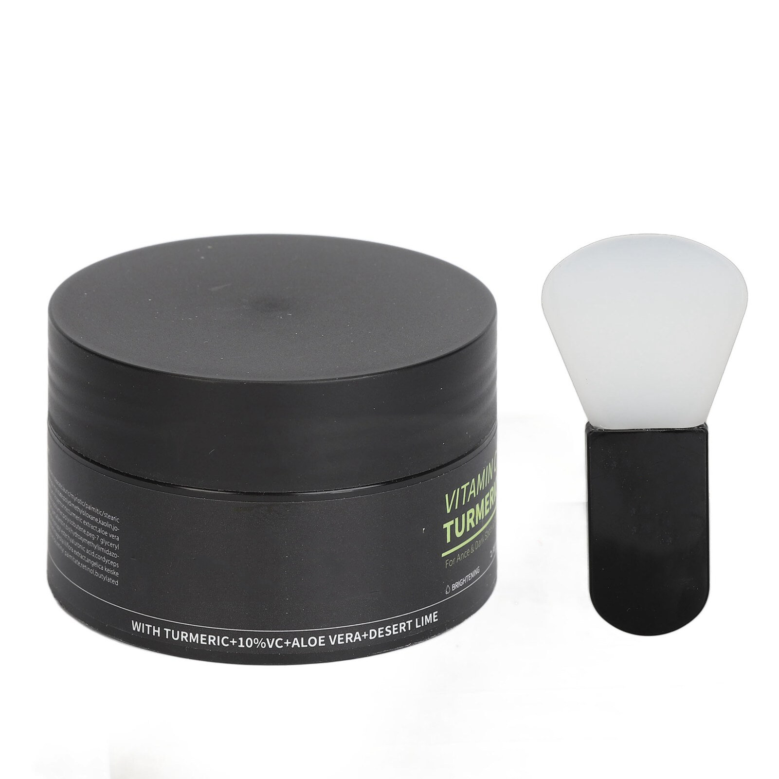 Глиняная маска с куркумой и витамином С, очищающая и увлажняющая грязевая маска для глубокого поры кожи лица, 50 г