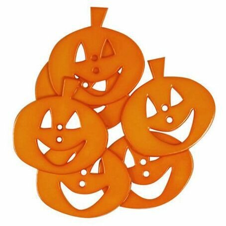 Пуговицы BLUMENTHAL LANSING "Favorite Findings", оранжевые, 6 шт