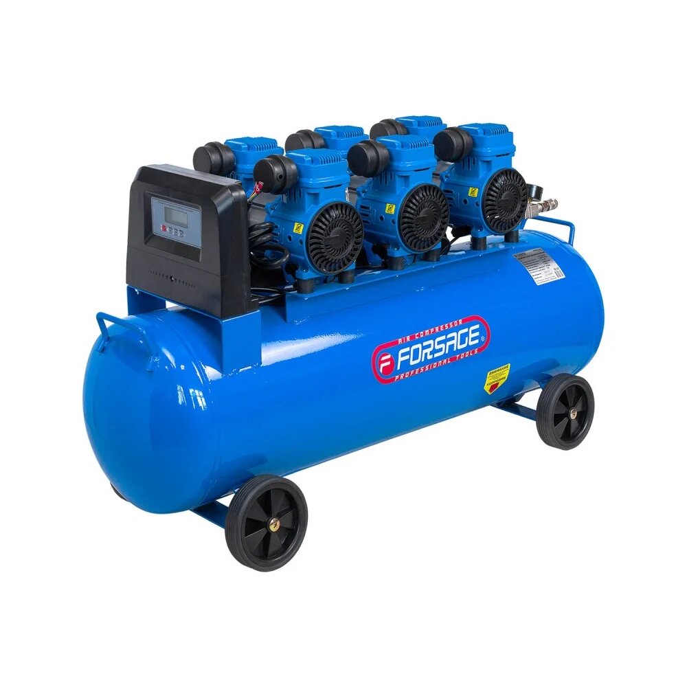 Компрессор поршневой с прямым приводом Forsage 6 цилиндров, безмасляный F-TB265-100 OIL FREE(59217) для регулировки давления