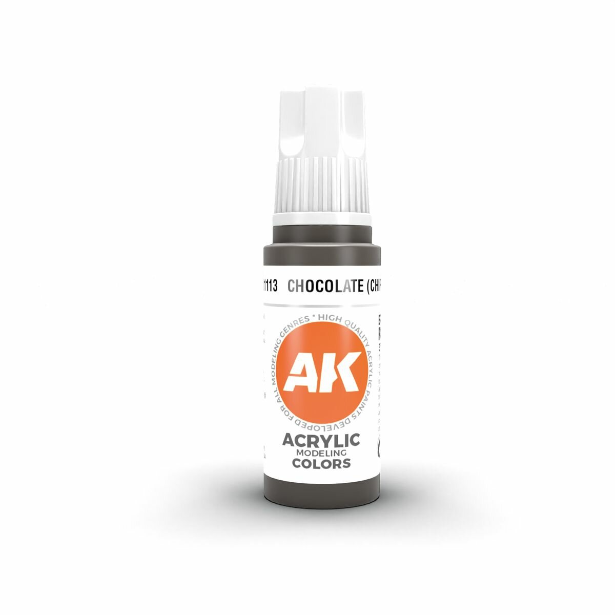 Акриловая краска AK Interactive - Chocolate (Chipping) (17мл)