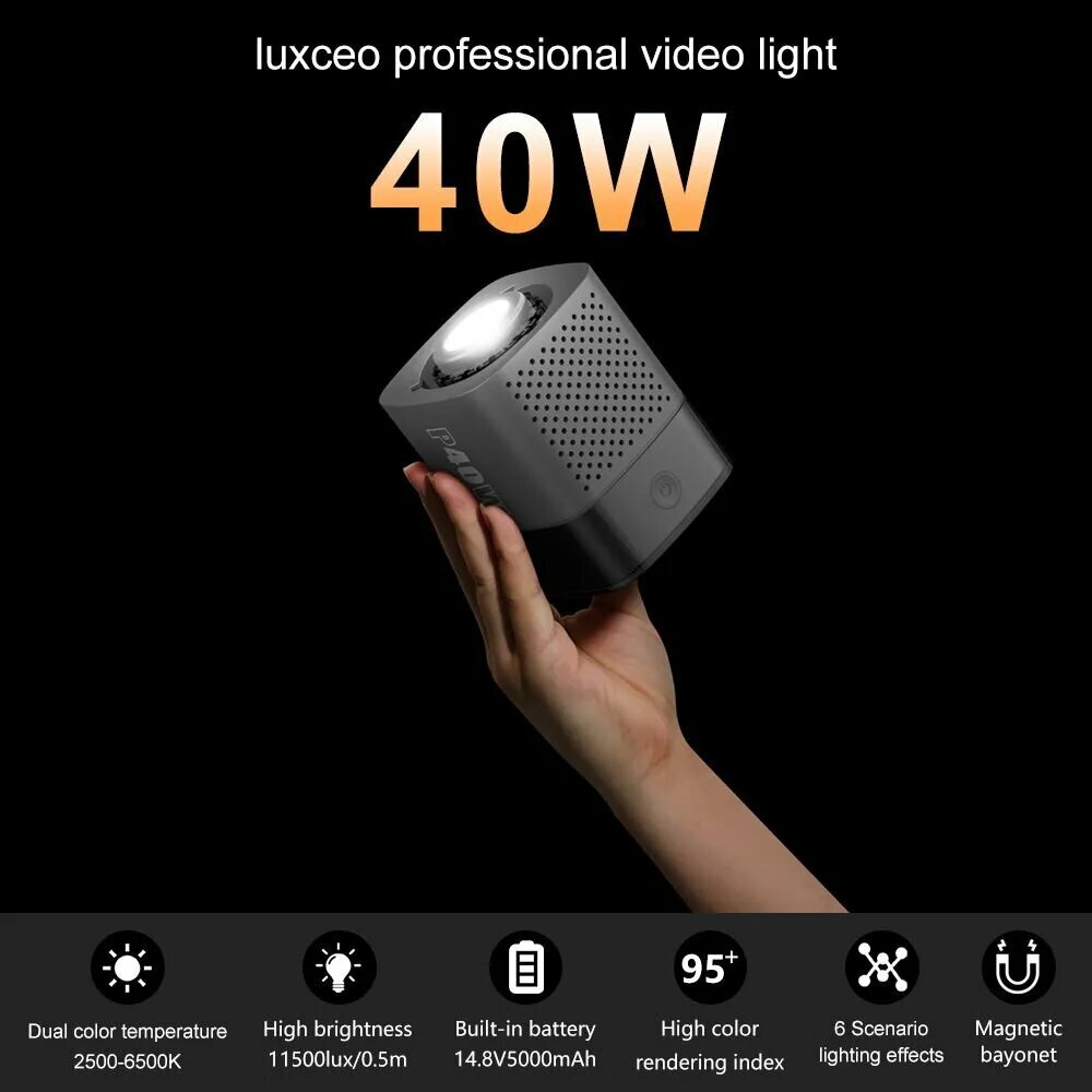 Заполняющий свет для фотосъемки Luxceo P40w YZ
