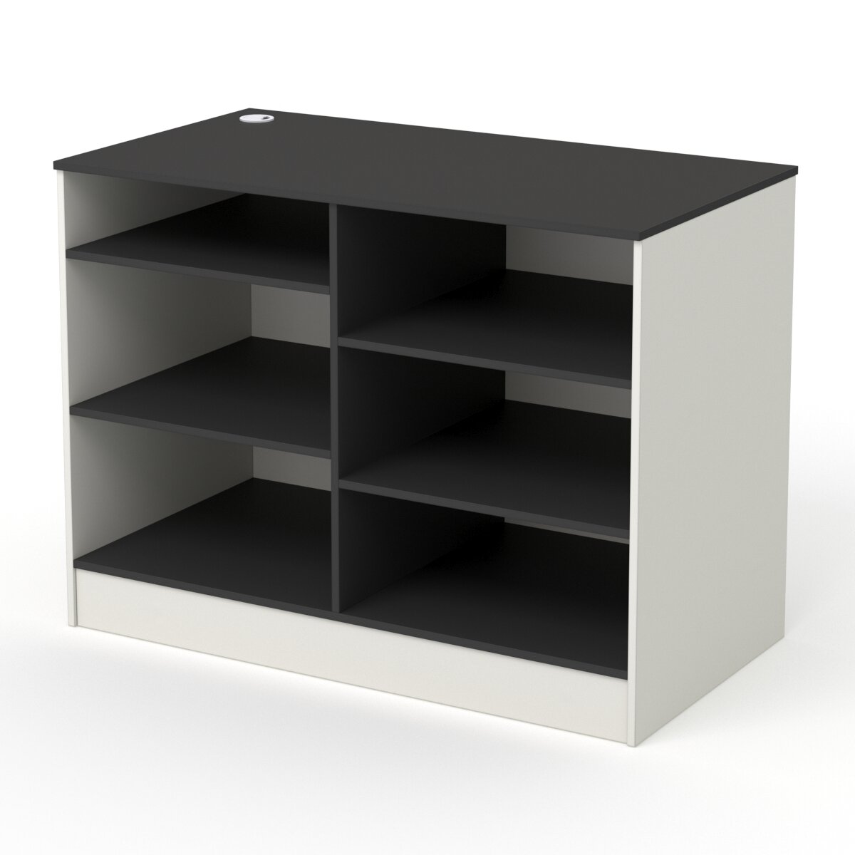 Кассовый стол "ривьера" №2А, Белый и Черный. Производитель товара - компания Westcom.