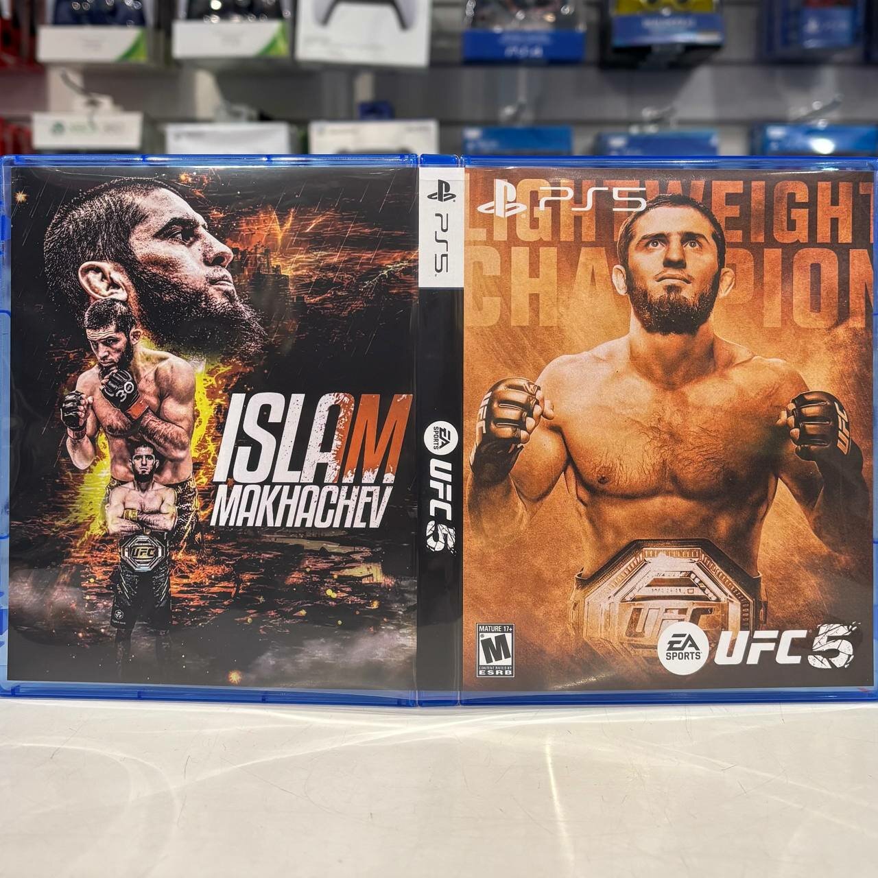 Игра "UFC 5" PS5 - Кастомная обложка для диска №14