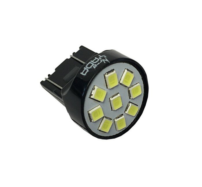 Светодиод 12V T20 -7443(9SMD)W21/5W белый(габарит, стоп-сигн. д/яп. авто)TM NORD YADA 0.532W 4lm