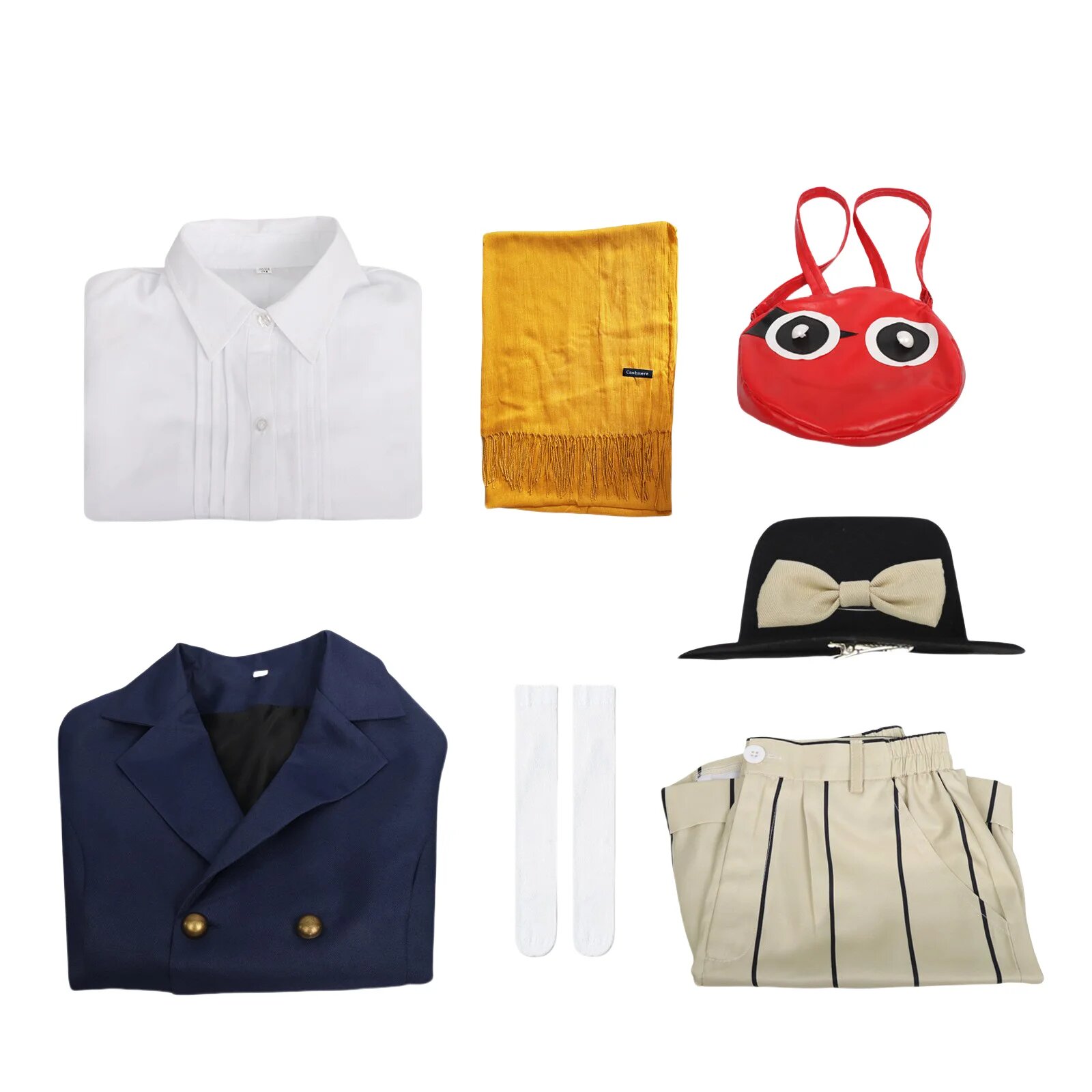 Костюм для косплея аниме Yumeno Kyusaku, искусственные волосы, пальто, униформа, костюм с шляпой, сумкой, кукла, для взрослых, костюм на Хэллоуин, карнавал