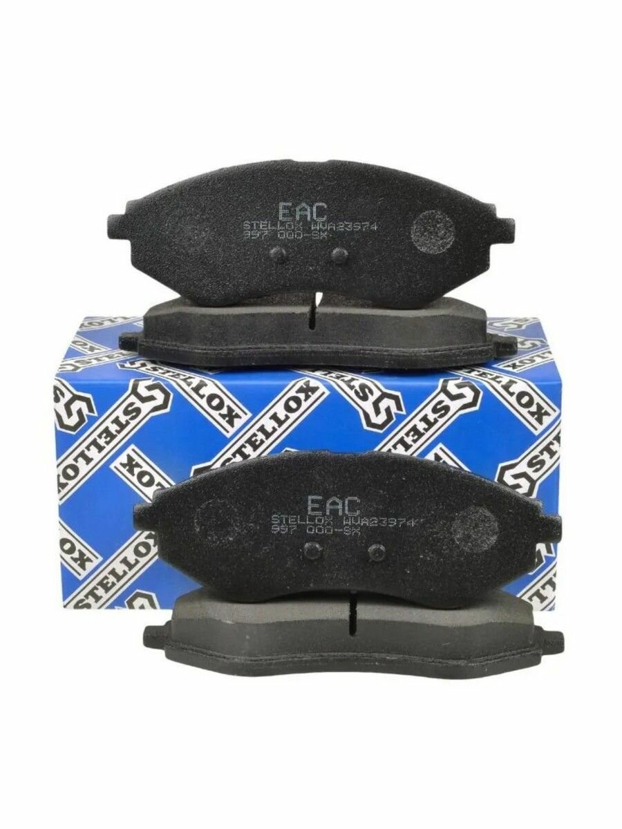 Колодки тормозные дисковые передние для а/м CHEVROLET Aveo, Kalos, Stellox 997000SX