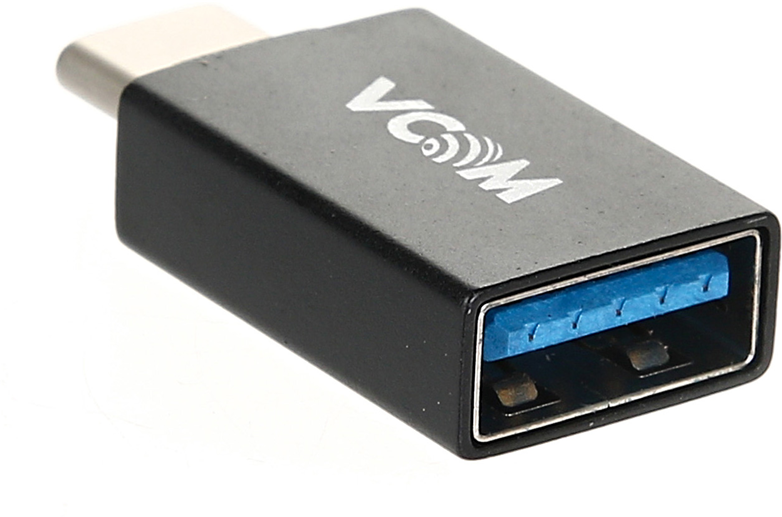 Переходник OTG USB 3.1 Type-C --> USB 3.0 Af (мет. корпус) VCOM