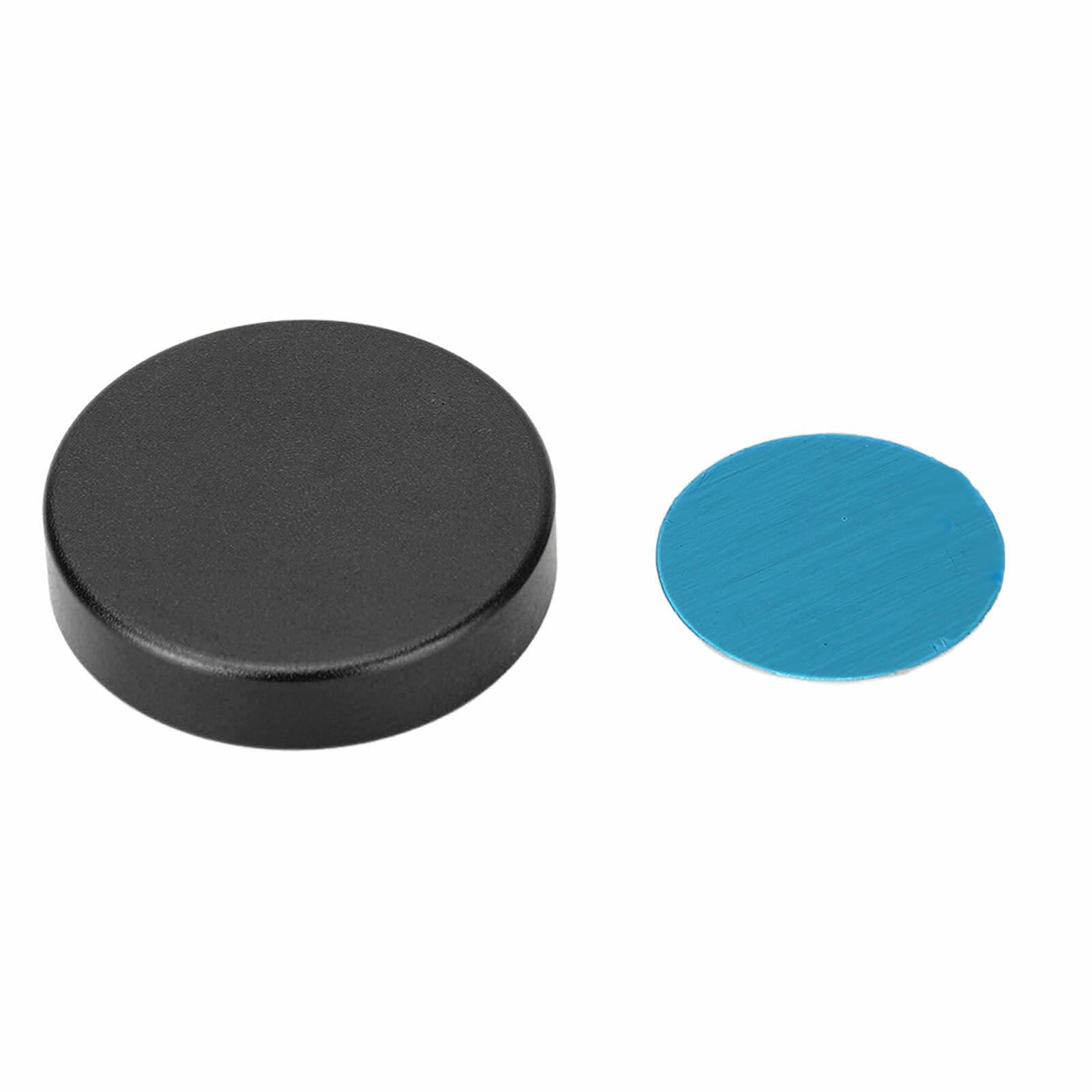 Магнитный держатель для мела, многоцелевой, алюминиевый, круглой формы, односекционный, держатель для бильярдного мела, аксессуары для бильярда, черный