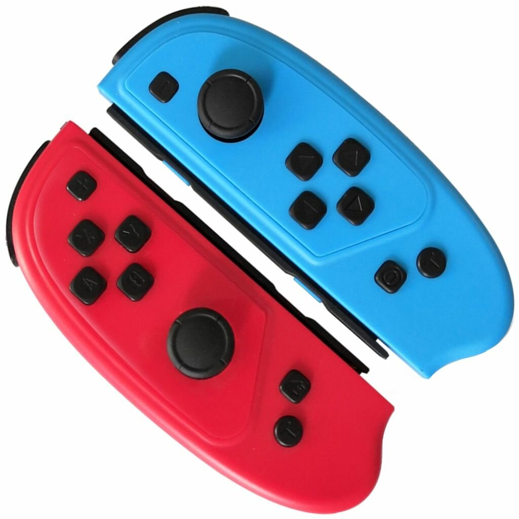 Игровые контроллеры, набор из двух цветных геймпадов