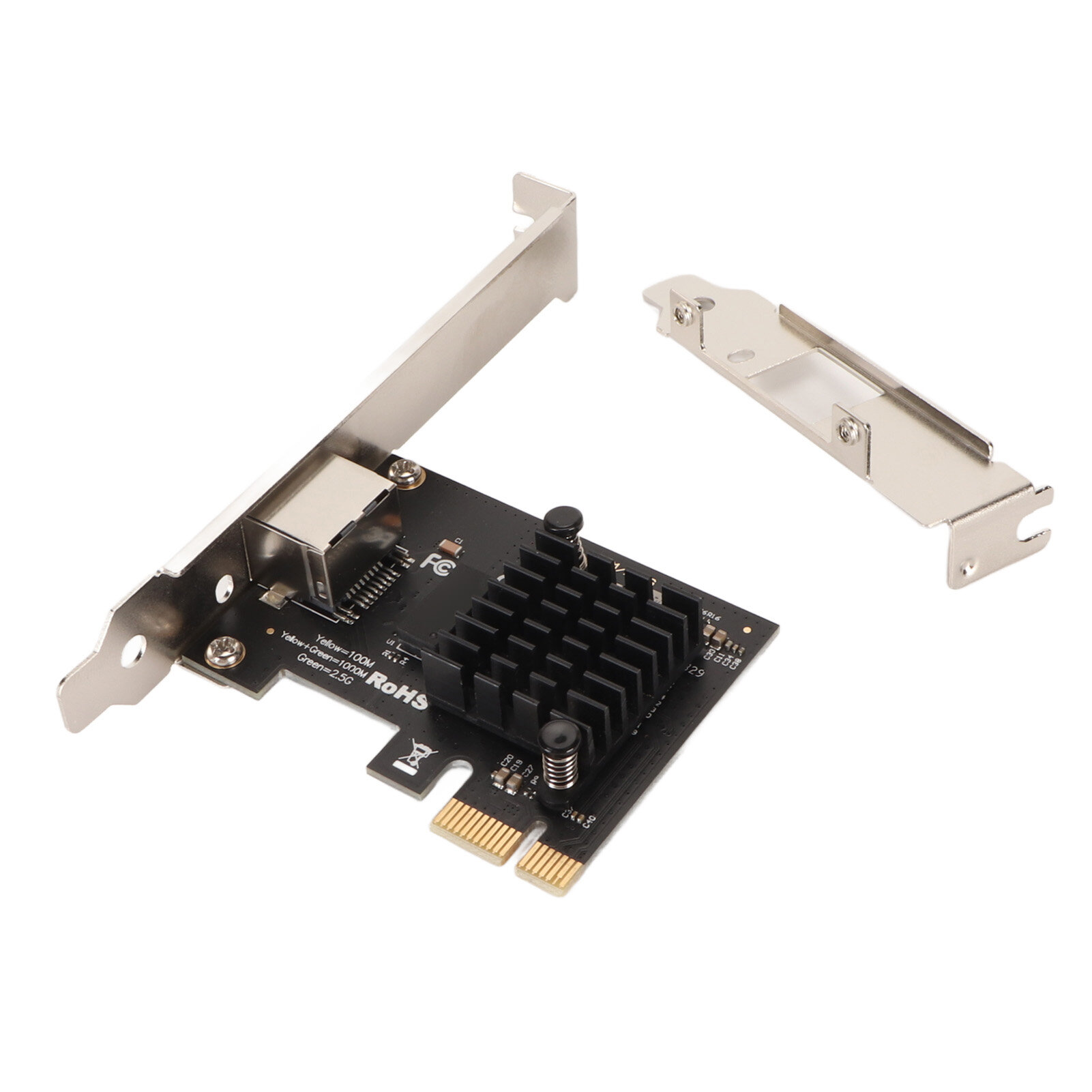 PCIe Network Card 2,5 Гбит / с удаленного пробуждения RTL8125 Поддержка чипов ACPI APM Gigabit Ethernet Card для ПК настольные игры