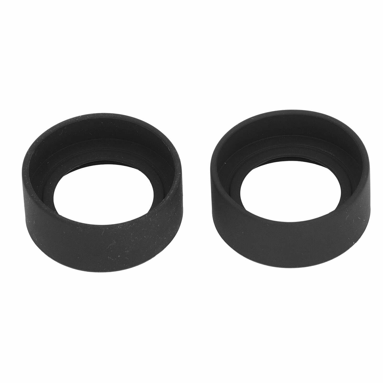 2 Pcs Stereo Microscope Eyepiece Eyeshields Rubber Flat Angle Guard for 40 42mm Interface