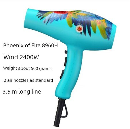 Фен Fire Phoenix 3100H, парикмахер, специальная парикмахерская, высокая мощность, парикмахерская, 2400 Вт,