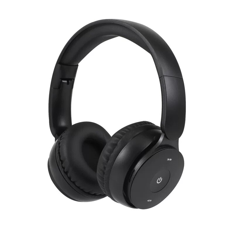 Redmi наушники с Bluetooth и Type-C зарядкой, складывающиеся, глубокий бас, черный цвет - идеальны для ПК и мобильных