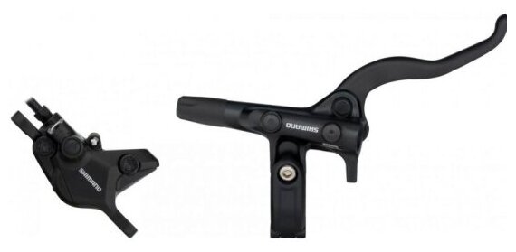 Тормоз дисковый Shimano Deore j-kit, BL(правый MT401)/BR(задний MT410), полимерные колодки, 1700мм, EMT4102JGRXRA170