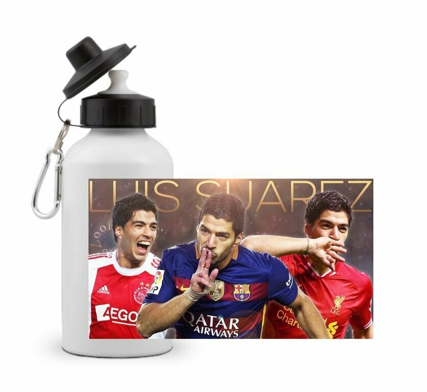 Спортивная бутылка Луис Альберто Суарес Диас, Luis Alberto Suarez Diaz №10