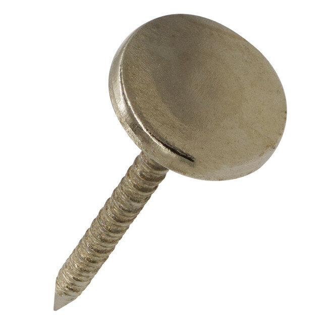 Гвозди мебельные никелированные 14×30 мм 20 шт для мебельной сборки и ремонта