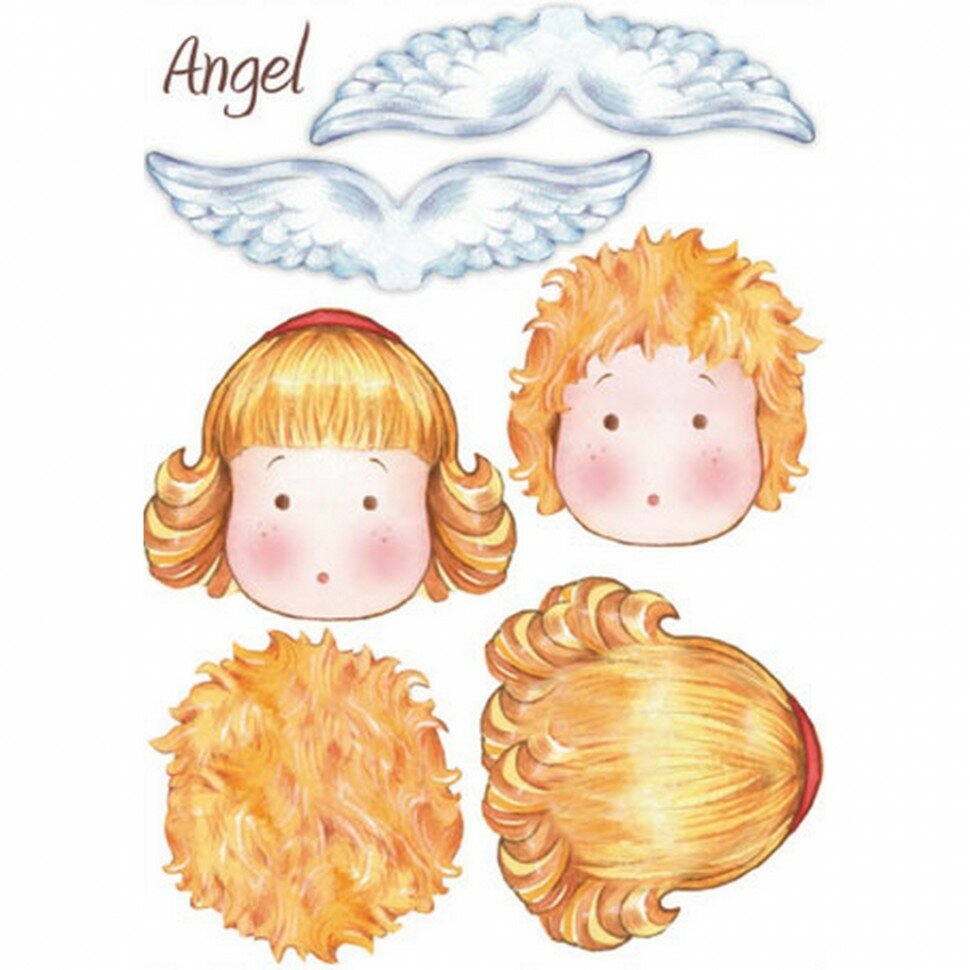 Stamperia FLSS/ST27 Лицо для изготовления кукол, 14,8 х 21 см