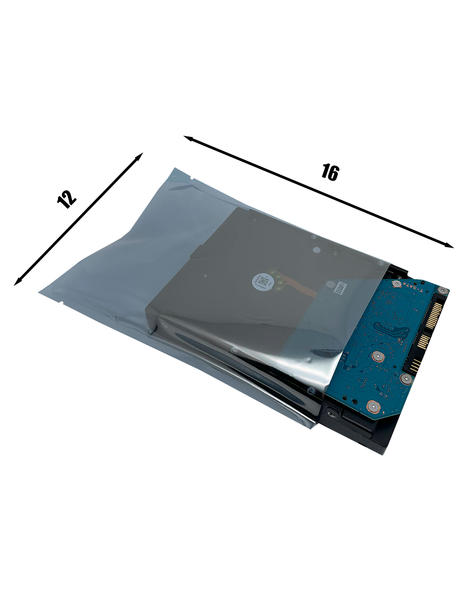 Антистатический пакет, размер 12x16 см, 30 шт в упаковке