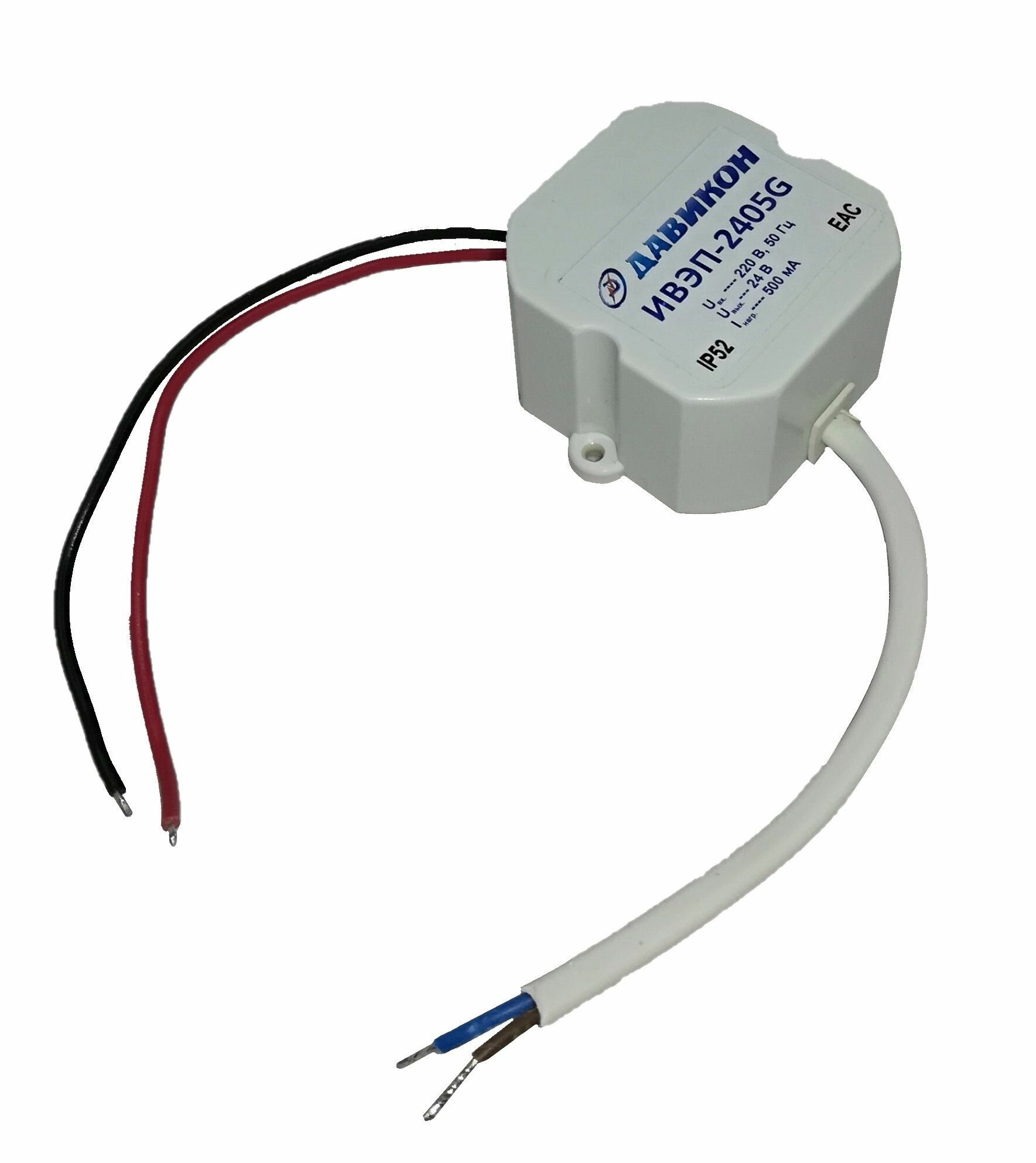 ИВЭП-2405G Блок питания 24В 0,5А стабилизированный, универсальный, малогабаритный, полностью герметичный Давикон