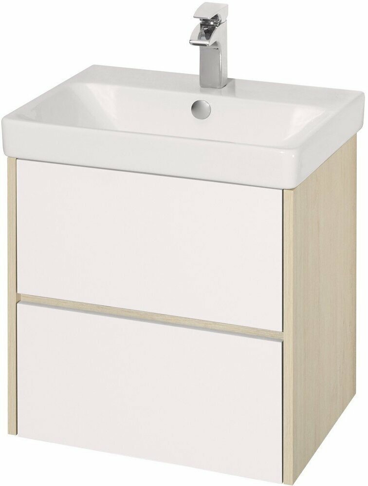 Тумба с раковиной Акватон Сканди 55 подвесная светлое дерево