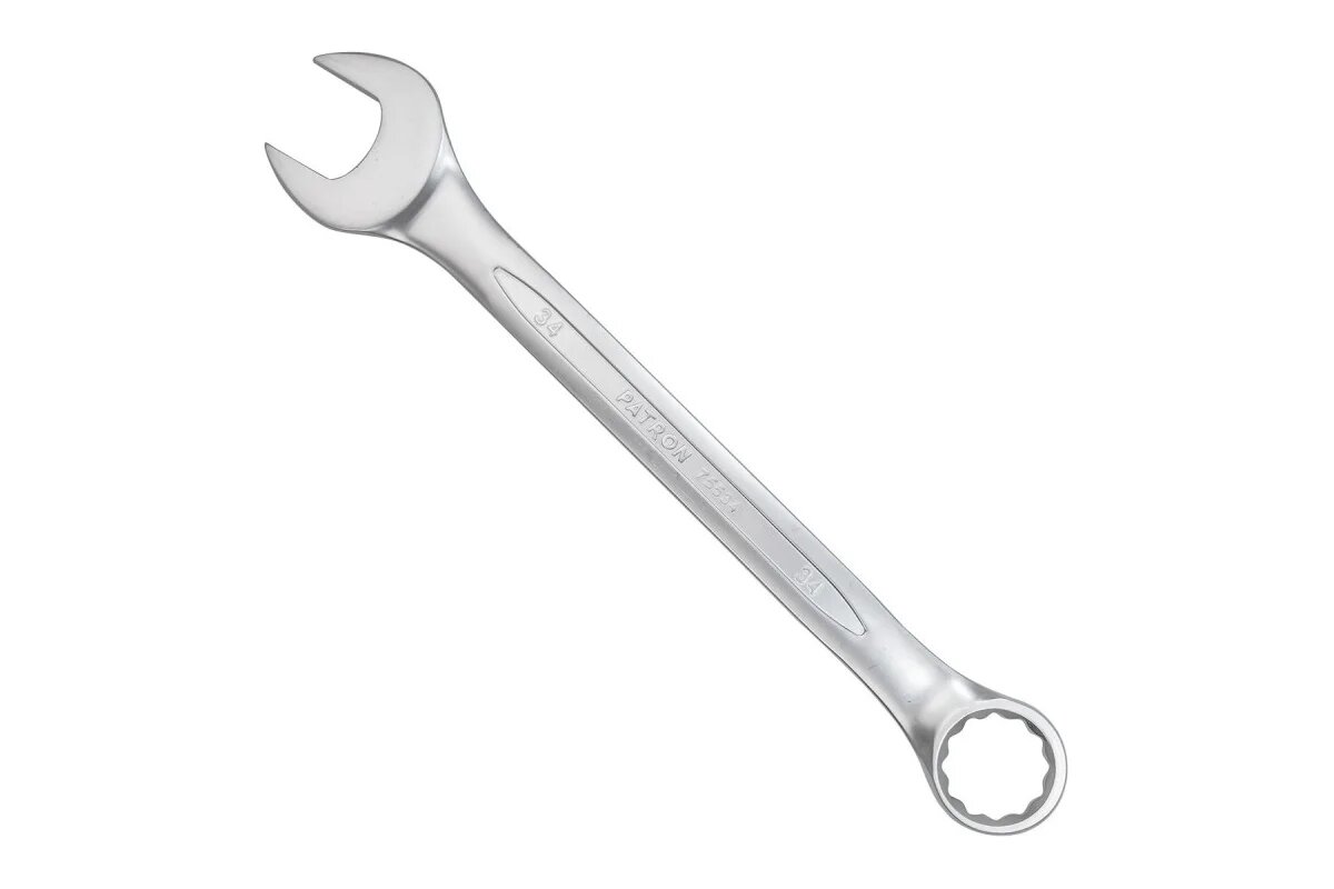 PATRON Комбинированный ключ 34 мм P-75534(47505) для монтажа и обслуживания инструментов