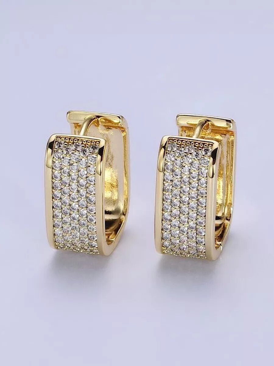 Серьги, фианит, циркон, кристалл