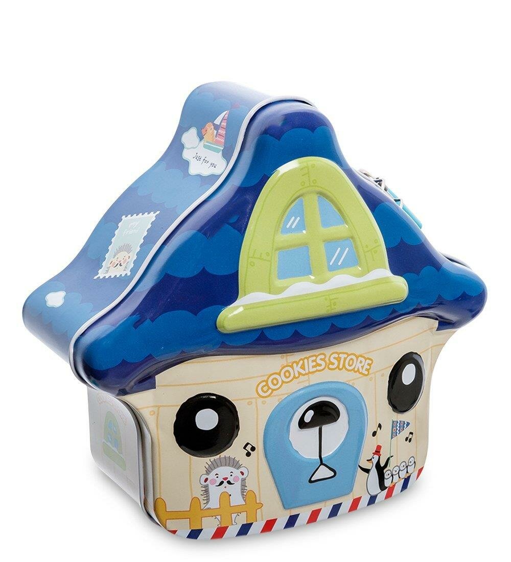 Металлическая копилка Пряничный домик A2145653 разностор, Металл