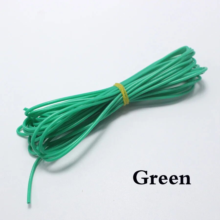 Высокотемпературный кабель из силикона 18-30 AWG 24AWG, Green, 5 Meter
