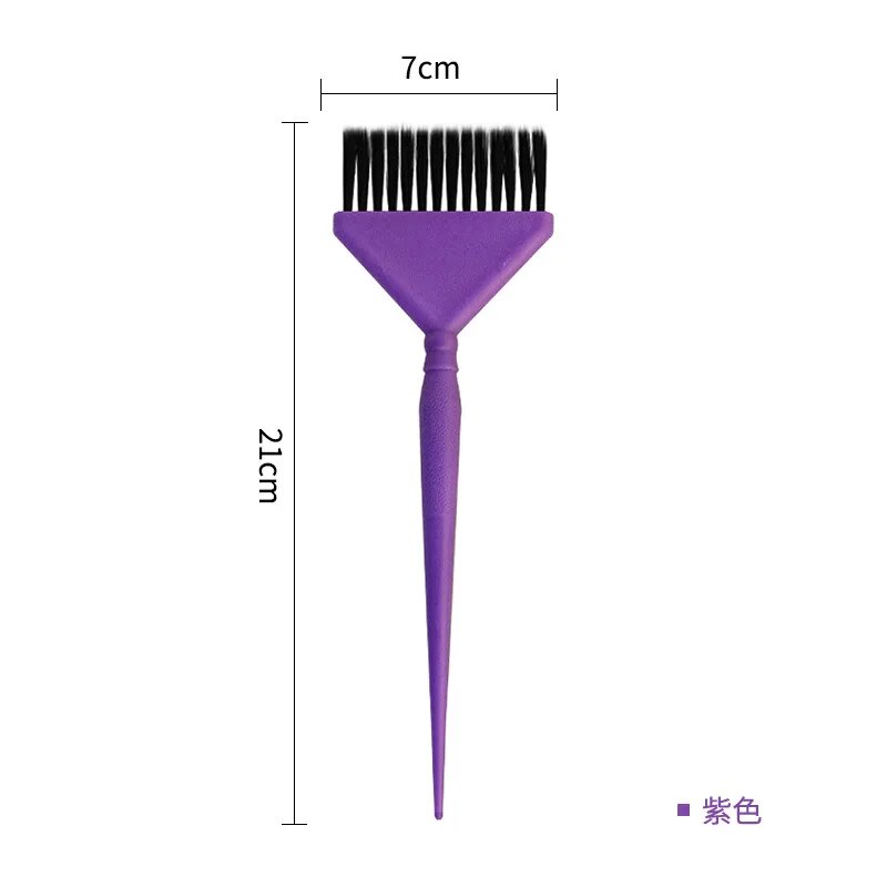 Кисть для окрашивания волос MOONBIFFY, 21см, Purple