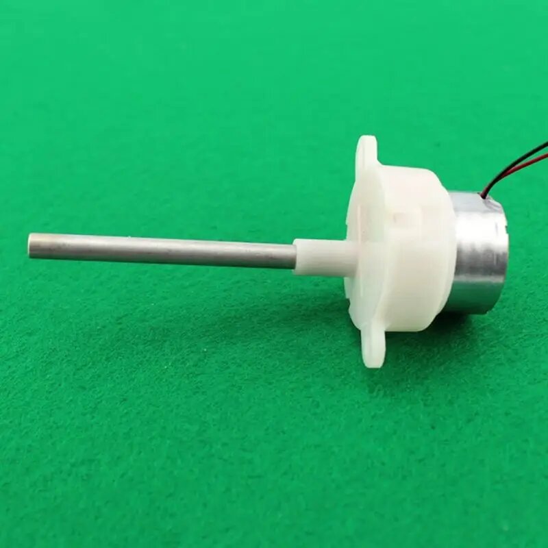 Белый круглый DC 3 В 6 В 10 об/мин 21 об/мин длинная ось электрический мотор-редуктор мини-электрический редукторный двигатель солнечный двигатель