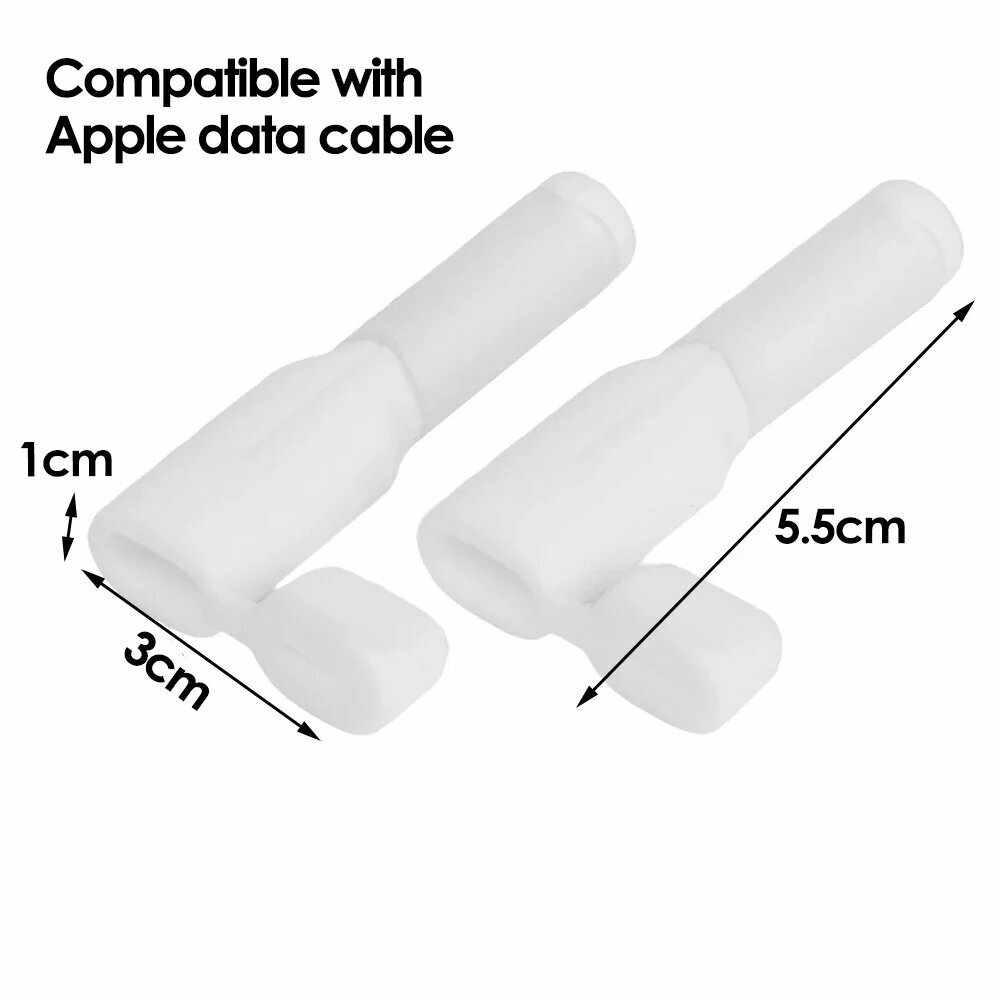 Силиконовый чехол для кабеля White For IOS