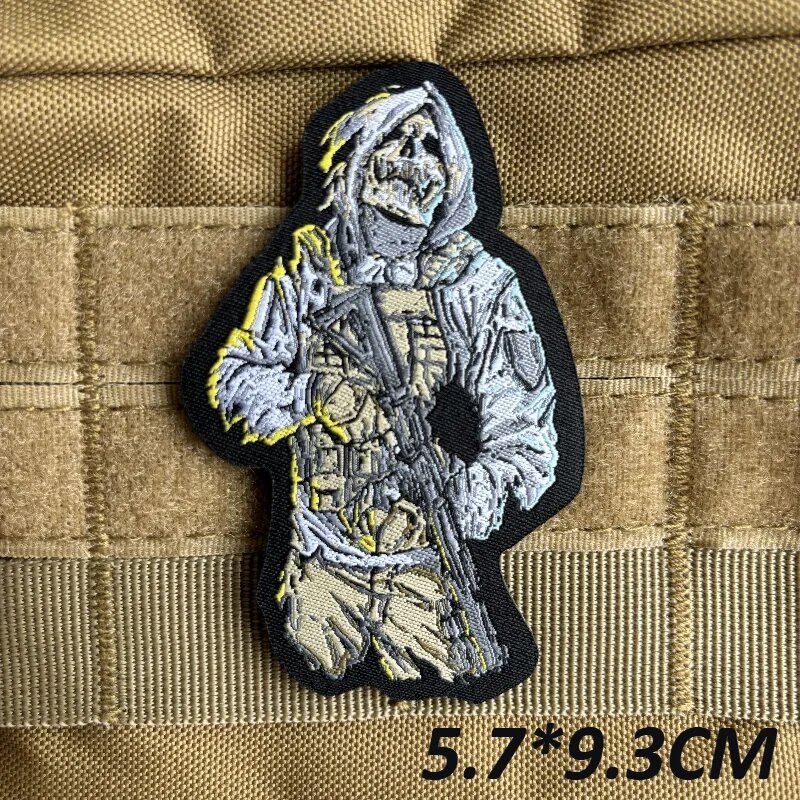 Нашивка "Смерть", "Воин", вышивка