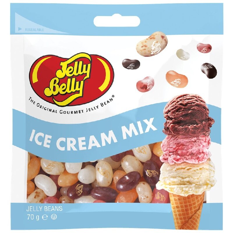 Драже JELLY BELLY ICE CREAM MIX жевательное ассорти мороженое /пакет/ 70г