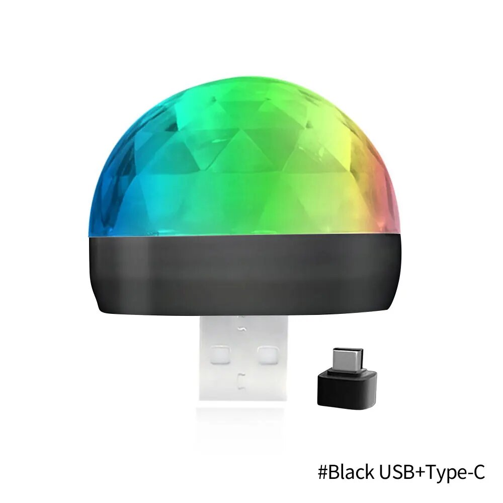 Световой эффект ANENG DJStage, черный, Black USB Type-C