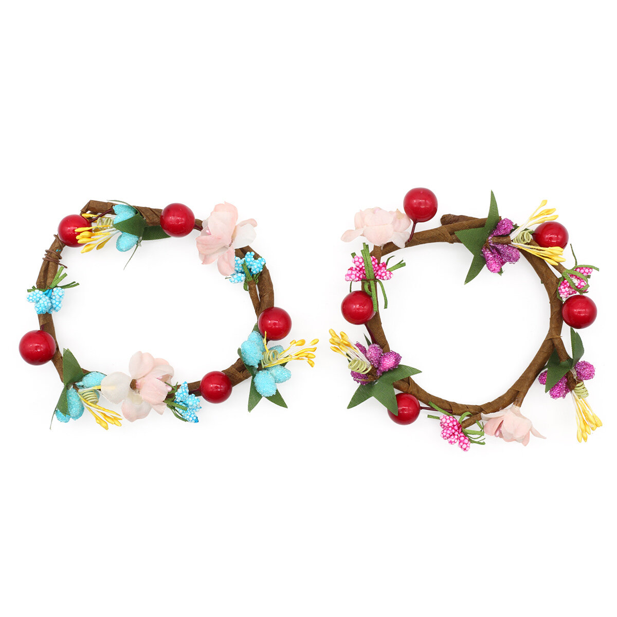 Декор для свечей 'Цветы и ягоды', 2 шт, Astra&Craft